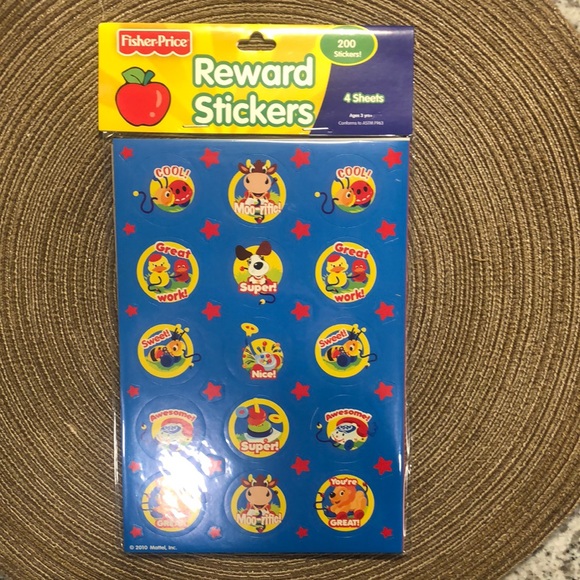 Fisher-Price | Design | Fisherprice Reward Stickers | Poshmark
